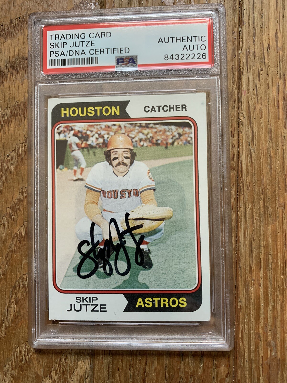 Skip Jutze 1974 Topps #328 signed autograph card | eBay