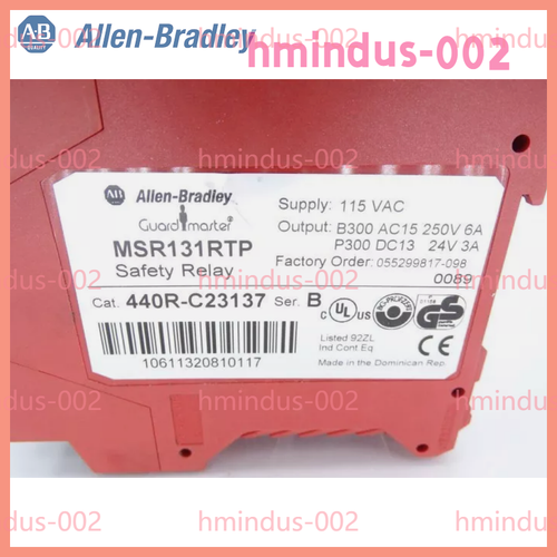 440R-C23137 — Guardmaster MSR131RTP Safety Relay New Allen Bradley | eBay
