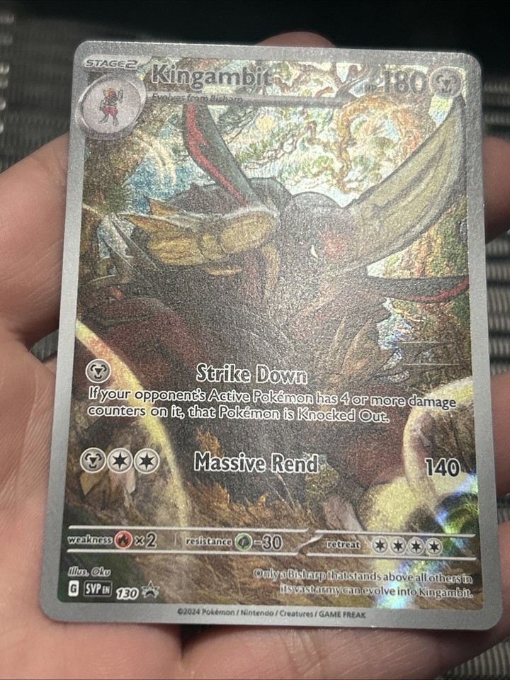 Pokemon TCG Kingambit Promo SV: Scarlet & Violet Promo Cards 130- NM | eBay