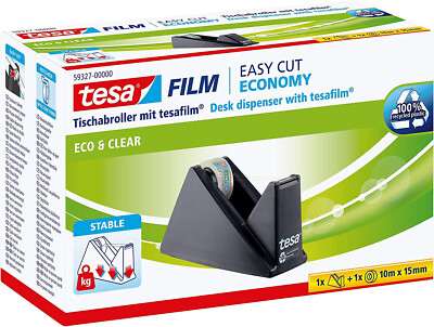 tesa 59327 Easy Cut Eco Klebebandabroller Tesafilm Kleber Abroller ...