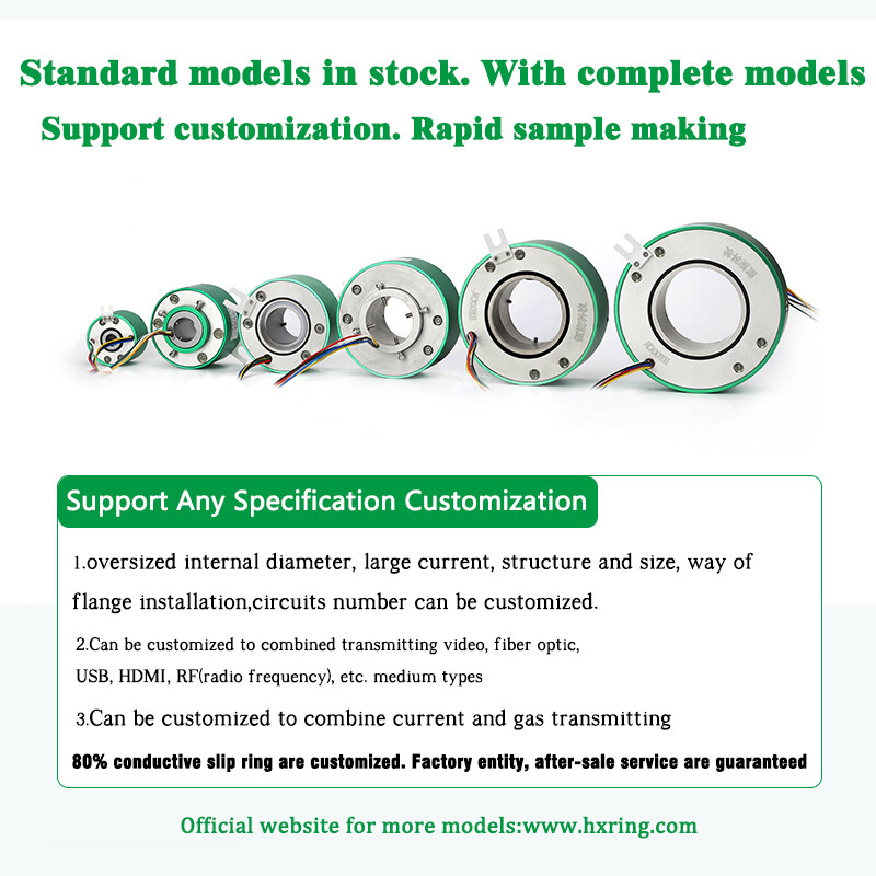 Eayonsy Hole 50MM Rotating Slip Ring Metal Rotor Durable Sturdy 6/12 ...