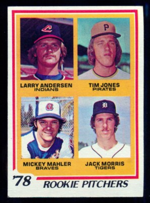 1978 Topps MLB Baseball #703 Jack Morris HOF Rookie NM Detroit Tigers ...