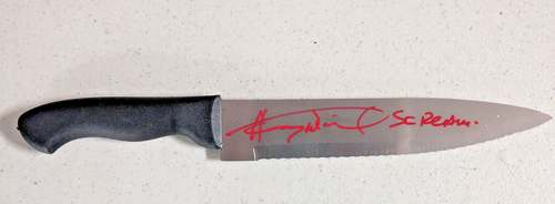 HENRY WINKLER Signed Scream Steel Knife Principal Himbry Autograph JSA ...