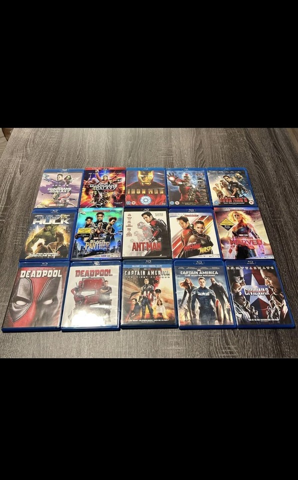 Marvel Movies Blu-Ray Lot (38 Movies) | eBay