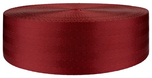 2 Inch Seat-Belt Flame Red Polyester Webbing Closeout, 20 Yards | eBay