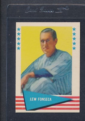 1961 Fleer Baseball Greats #027 Lew Fonseca EX/MT *599 | eBay