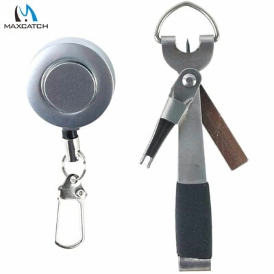 Maxcatch Fly Fishing Line Clipper Nipper with Magnet Zinger Retractor ...