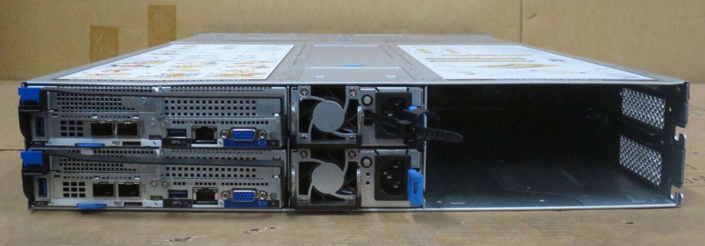Quanta T42S-2U 24x 2.5" + 2 x Server Nodes 2x Xeon 2nd Gen Scalable 16x ...