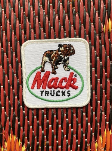 Vintage Mack Trucks Trucker Bulldog Advertising Clothing Hat Patch ...