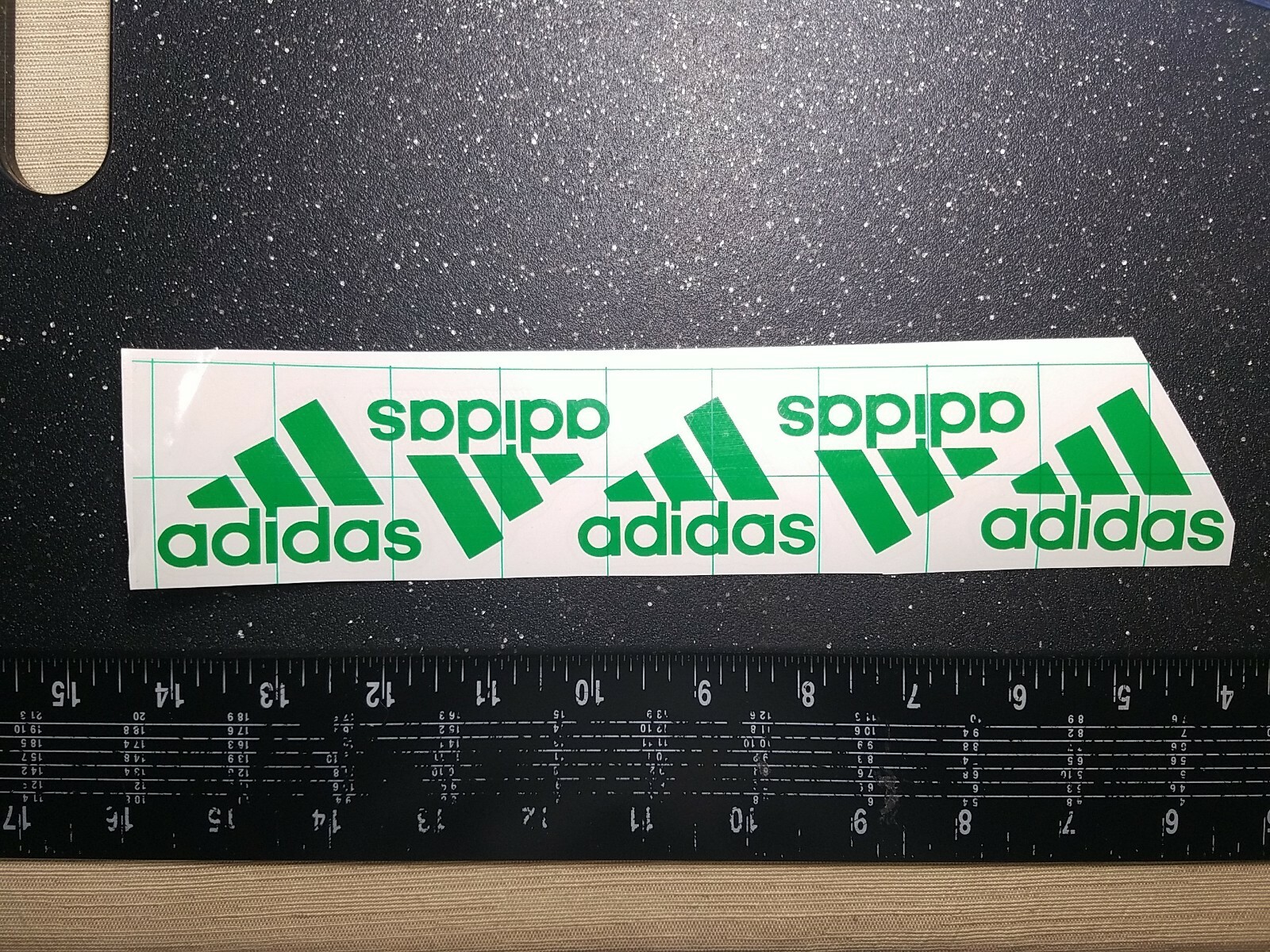 6X Adidas Logo Vinyl Decal Cell Phone IPhone Snowboard Skate cups ...
