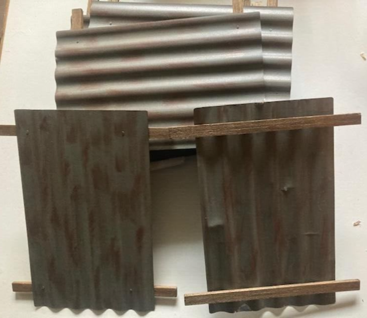 DID 1/6 scale CORRUGATED IRON SHEETING FOR DIORAMA | eBay