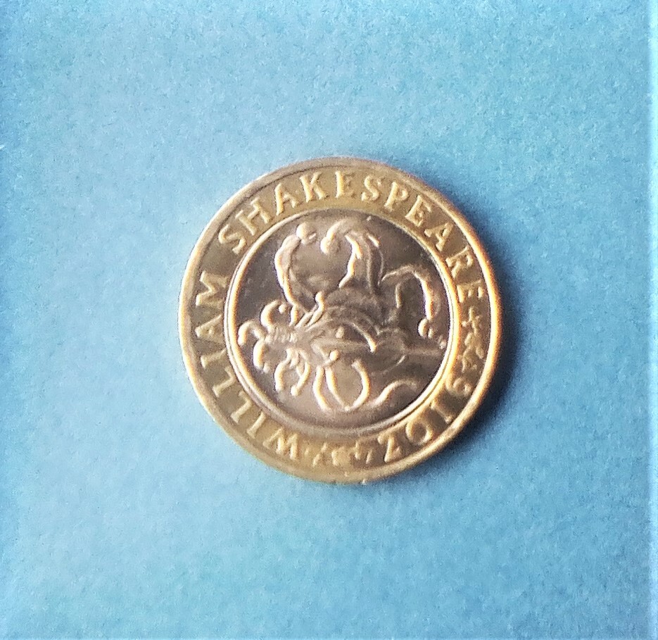 SHAKESPEARE 50P. X2 TRAGEDIES. RARE SKULL AND JESTER | eBay UK