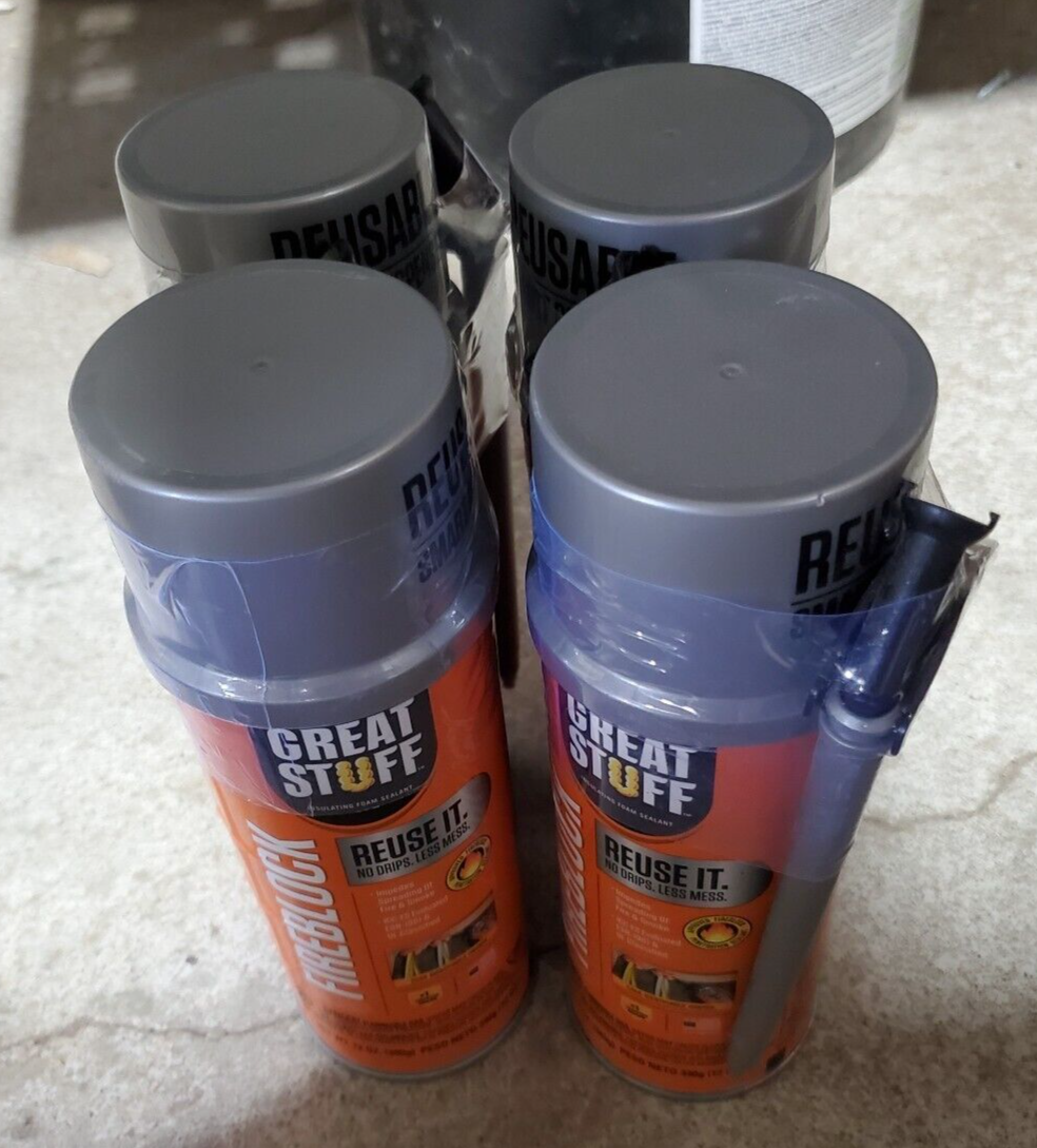 *BUNDLE* Great Stuff Fireblock 12oz Insulating Foam Sealant - 4pc | eBay