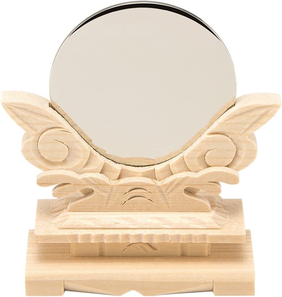 Japanese KAMIDANA Divine Mirror sacred Japanese Shinto Shrine Dia:60mm ...