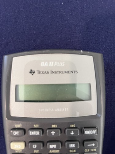 texas instruments ba ii plus | eBay