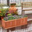 40 Inch Wooden Flower Planter Box Garden Yard Decorative Window Box ...
