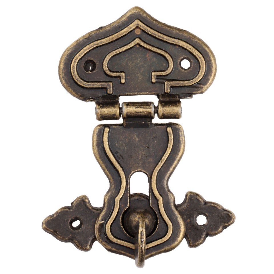 Vintage Style Suitcase Lock Hasp Latch Retro Jewelry Wooden Box Décor ...