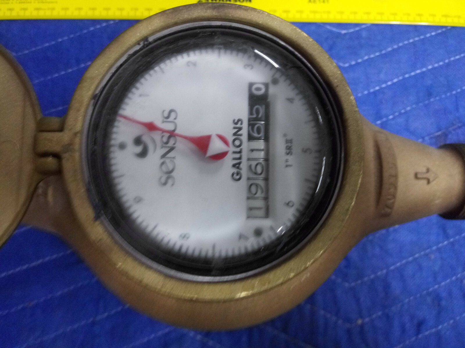 Sensus 1" SR2 SRII Direct Reading Mag Drive Water Meter, Tested ...