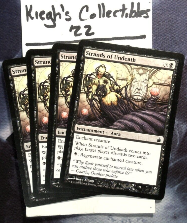 Mtg Strands Of Undeath x4 | eBay