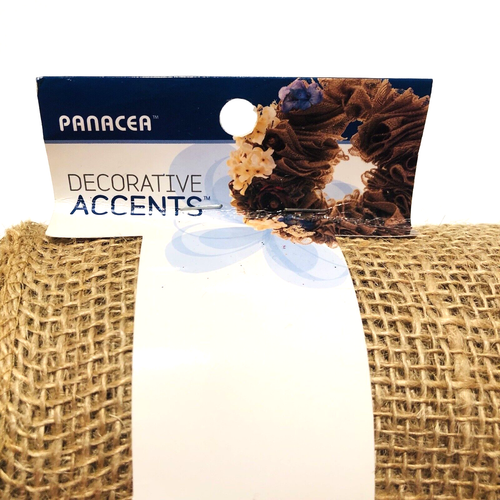 Panacea Decorative Accents Burlap Garland Brown 30FT Autumn Fall Decor ...