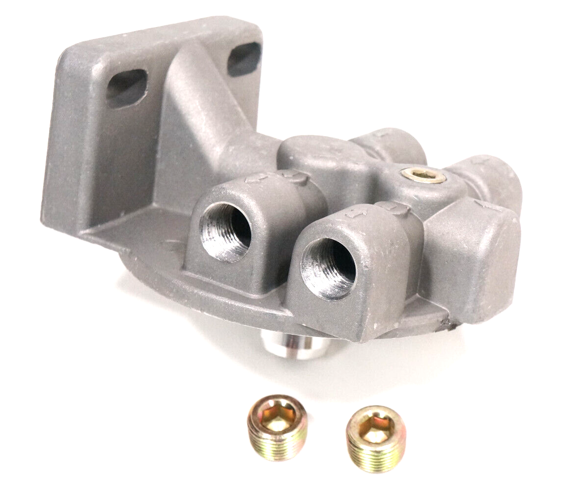 Diesel Fuel Filter Base Top 3/8" NPT Threaded Inlet Outlet 1-14 Spin On ...