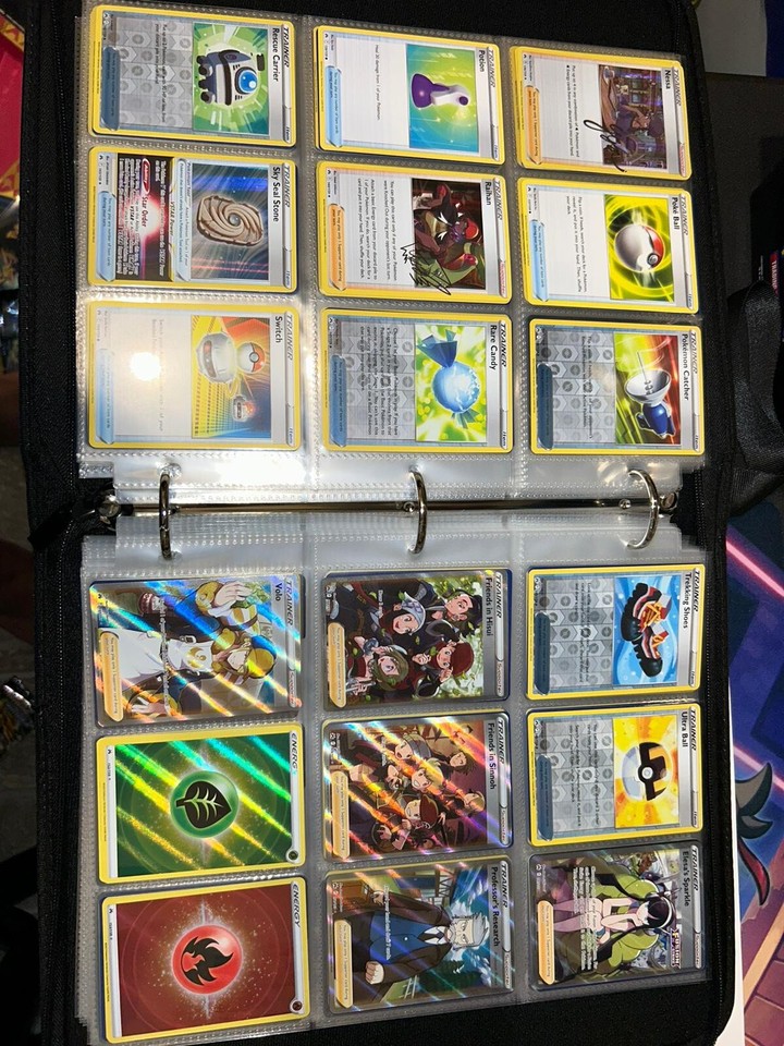 100% crown zenith Complete Set. 100% Pokémon Card TCG Binder Crown ...