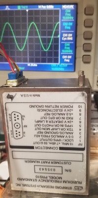 Stanford Research PRS10 Rubidium Frequency Standard 6 min LOCK 1/2 OEM ...