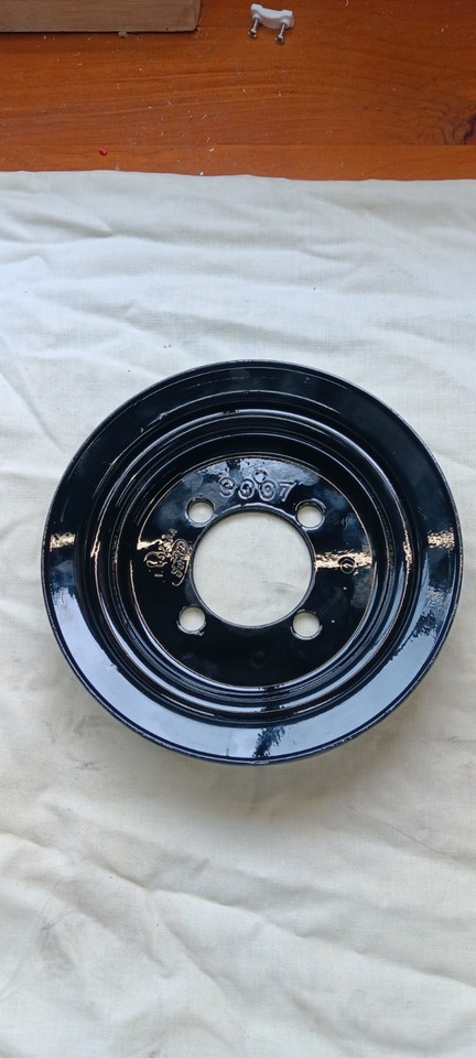 Ford Falcon late XE - XF 6 cyl 4 bolt power steer crank pulley. 84DA ...