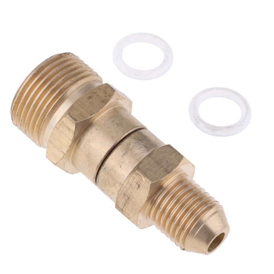 PRESSURE WASHER SCREW HOSE CONNECTOR CONNECT ADAPTER 14MM 22MM MALE ...