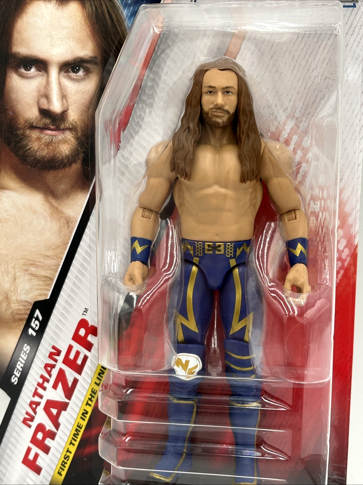 WWE Nathan Frazer Series 157 Main Event Figure First Time Rookie ...