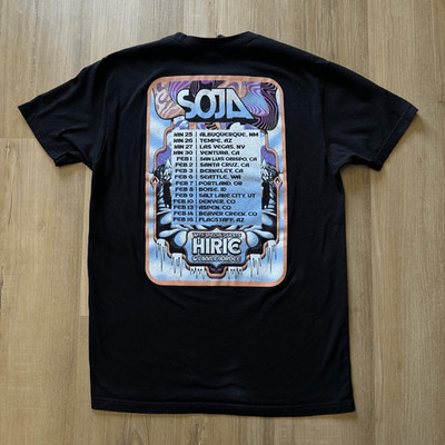 Soja With Hirie & Likkle Jordee 2024 Tour Black Shirt Size M Reggae ...