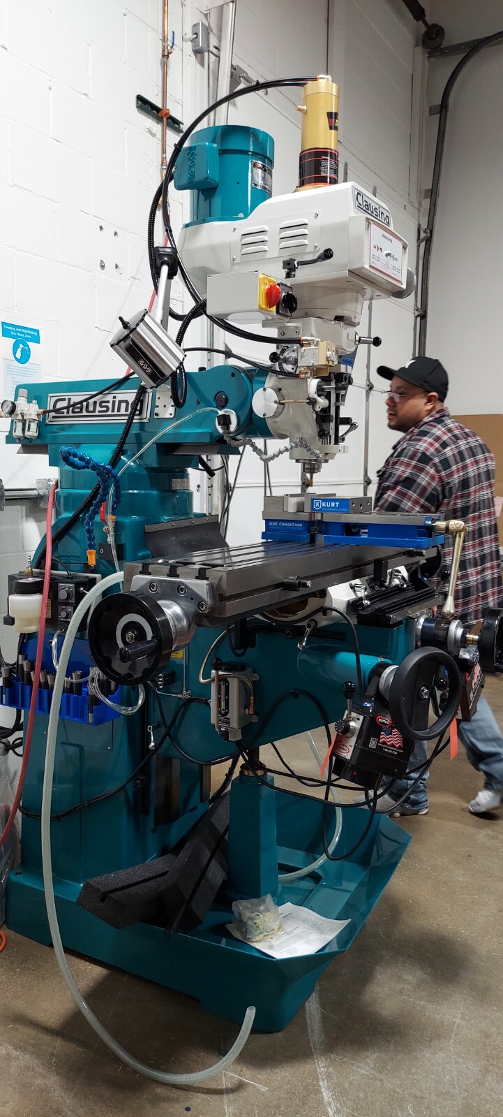 Milling Machine CLAUSING 2VS08 VS MILL 230V S/N P517902 230/3/60V | eBay