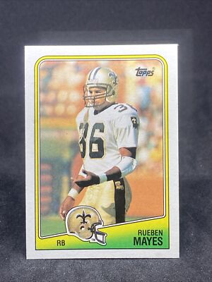 RUEBEN MAYES 1988 Topps NFL Football #56 SAINTS | eBay