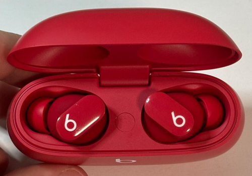 Used Beats Studio Buds Red Bluetooth Headphones - Excellent Condition ...