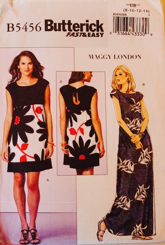 Butterick Pattern B4386 Size 8-14 Six Sew Easy Misses Petite Dresses ...