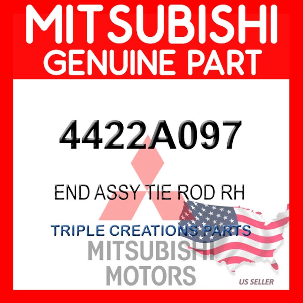 Genuine Mitsubishi 4422A097 End Assy Tie Rod RH OEM | eBay