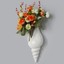 Sea Shell Conch Flower Vase Porcelain Craft Home Wedding Wall Decor Art ...