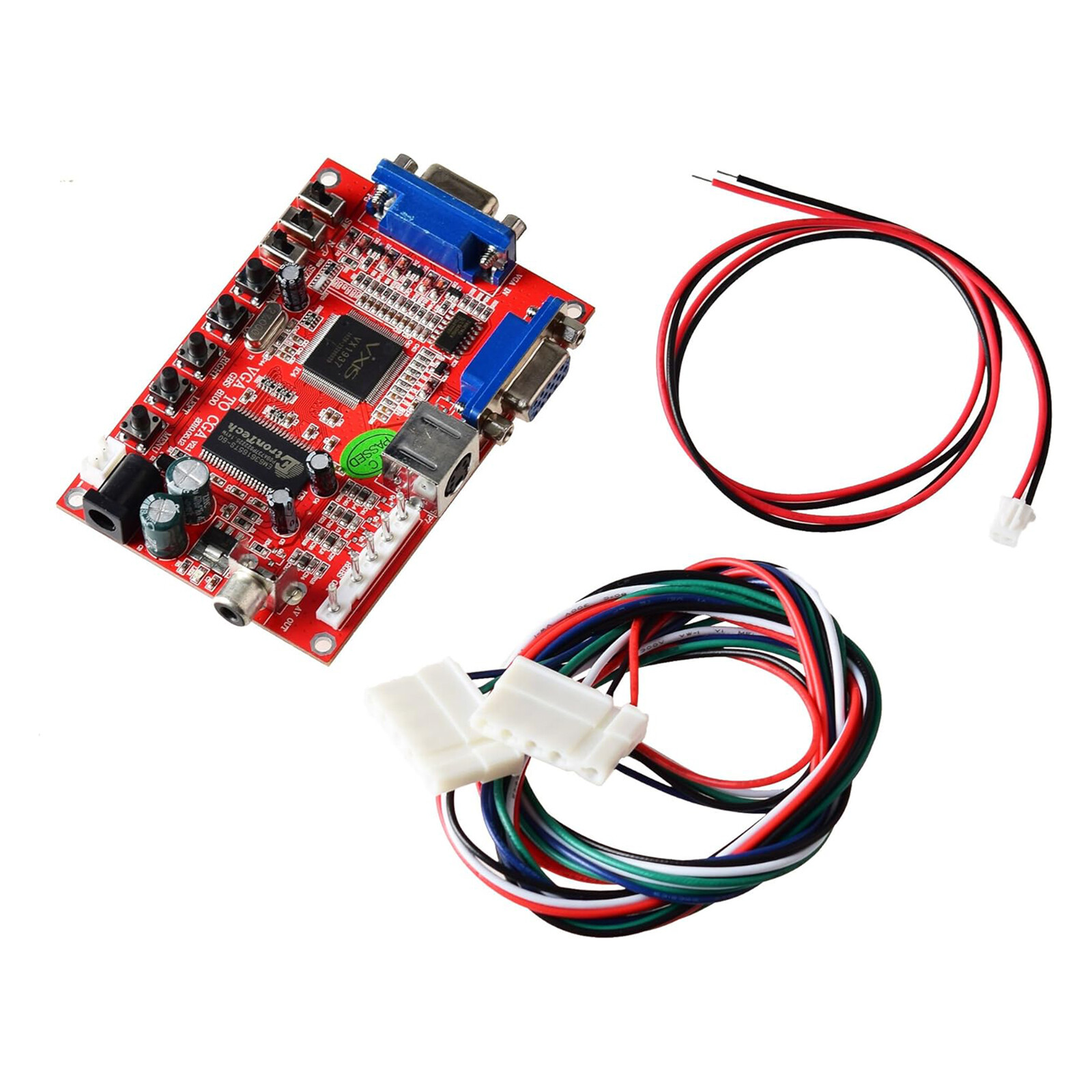 Arcade Game VGA to CGA RGBS/CVBS/S-VIDEO Video Converter Board GBS-8100 ...