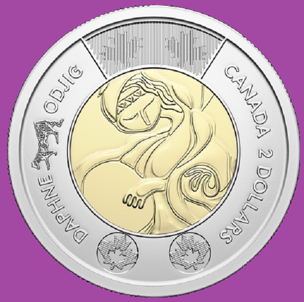 Set of Canada 4 Toonies Daphne Odjig Art & Inuit Nunangat Two Dollar ...