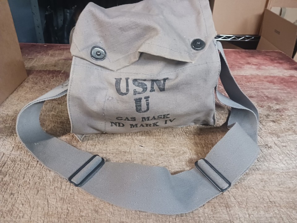 WW2 US Navy Gas Mask Mk IV Original New Old Stock | eBay