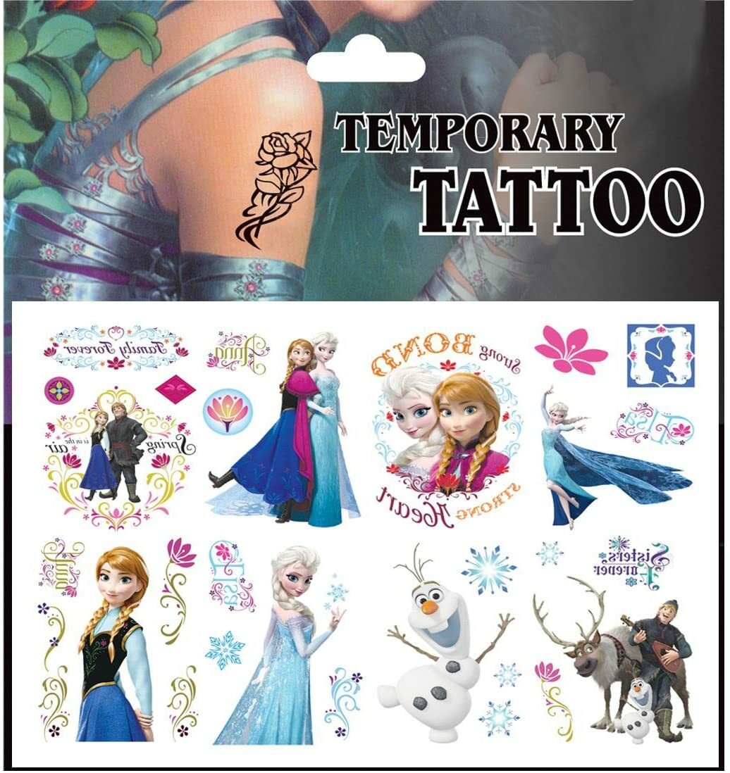Disney Frozen Temp Tattoos