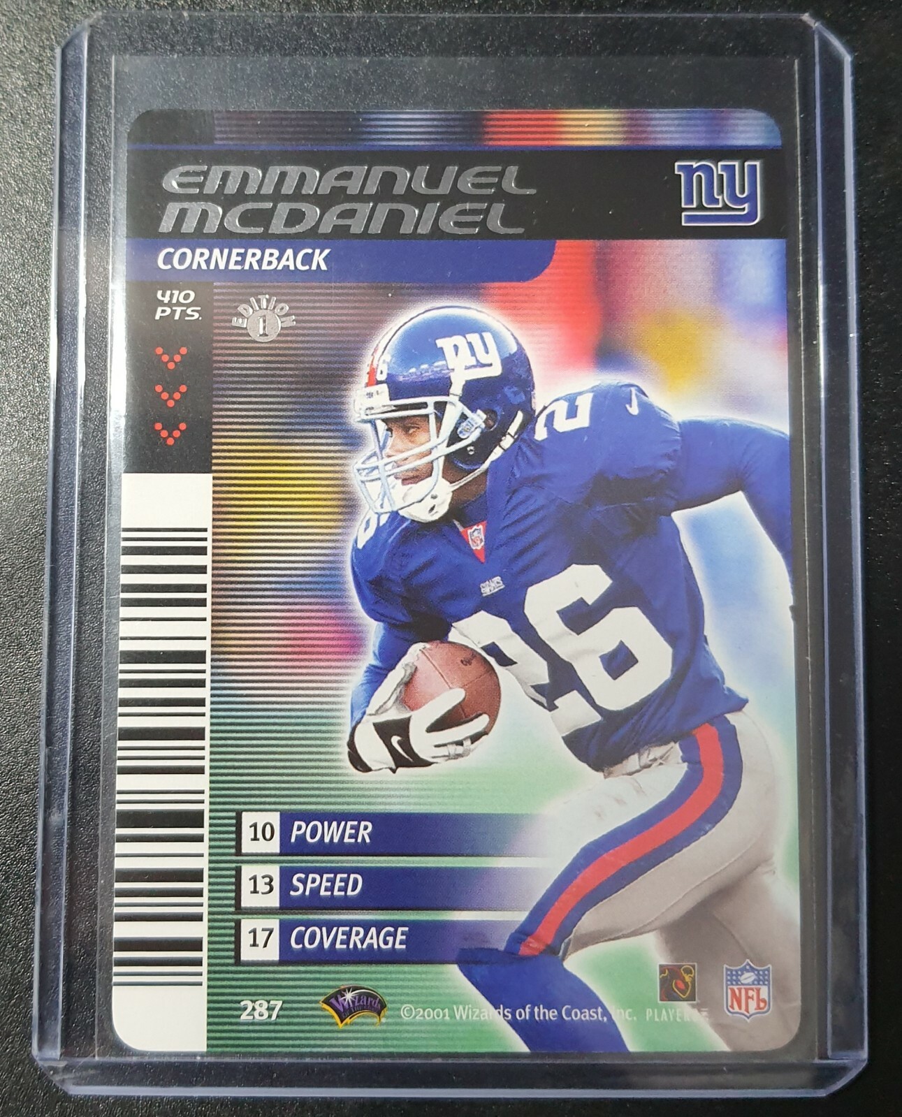 Emmanuel McDaniel - NFL Showdown 2002 - New York Giants | eBay