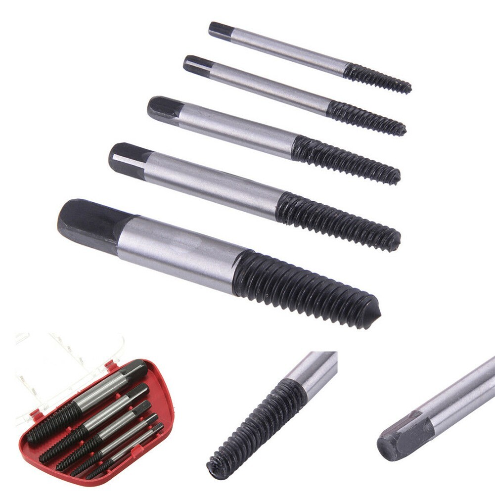 High Quality 5pcs Screw Extractor Set Easy Removal of Broken or ...