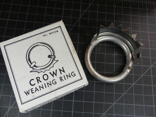 Allover Crown Calf Weaner Weaning Rings Number 60104 | eBay