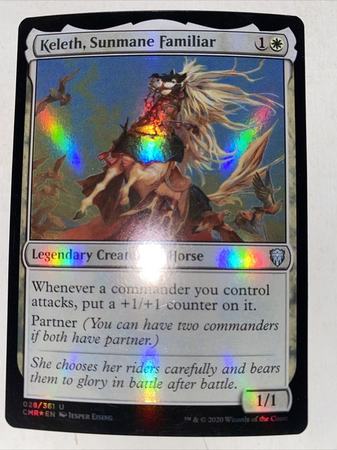 MTG Keleth, Sunmane Familiar Commander Legends 550 Foil Uncommon for ...