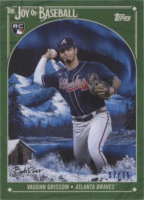 2023 Topps X Bob Ross The Joy of Baseball - Vaughn Grissom #76 Sap ...