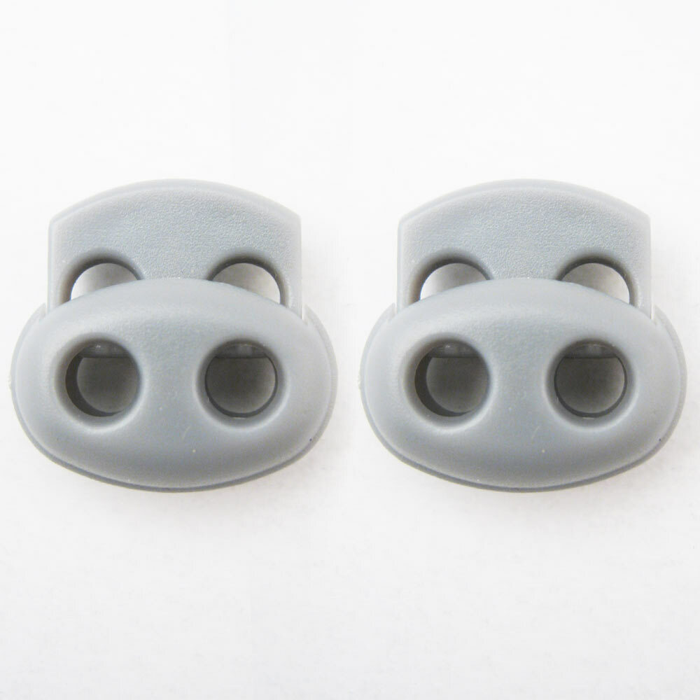 Set of 2 Shoe Lace Shoelace Buckle Rope Clamp Cord Lock Stopper Run ...