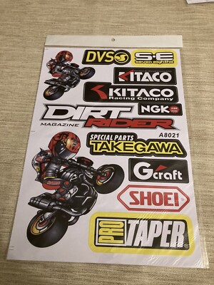 Stickers autocollants motocross Pro Taper Shoei Ngk | eBay
