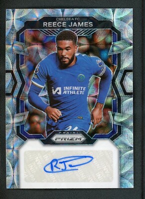 2023-24 REECE JAMES AUTO PANINI PRIZM PREMIER LEAGUE CHOICE SILVER ...