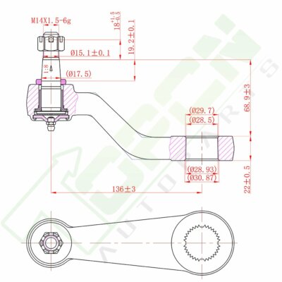 Chevy Silverado Bracket BOXI Front Idler Arm Bracket - Replacement For ...